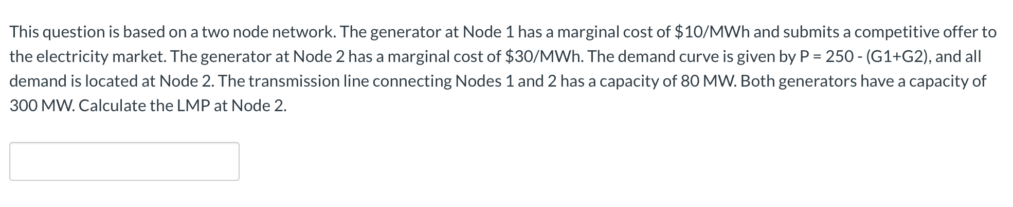 Solved This question is based on a two node network. The | Chegg.com