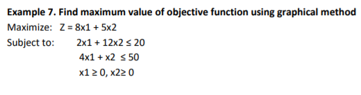 Solved Example 7. Find maximum value of objective function | Chegg.com