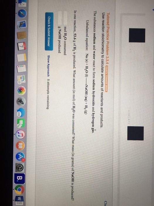 Solved Use reaction stoichiometry to calculate amounts of | Chegg.com