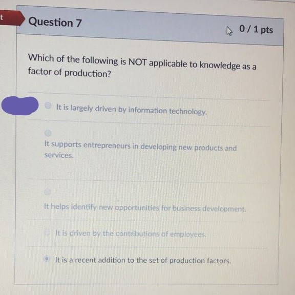 Solved T Question 7 0 1pts Which Of The Following Is Not