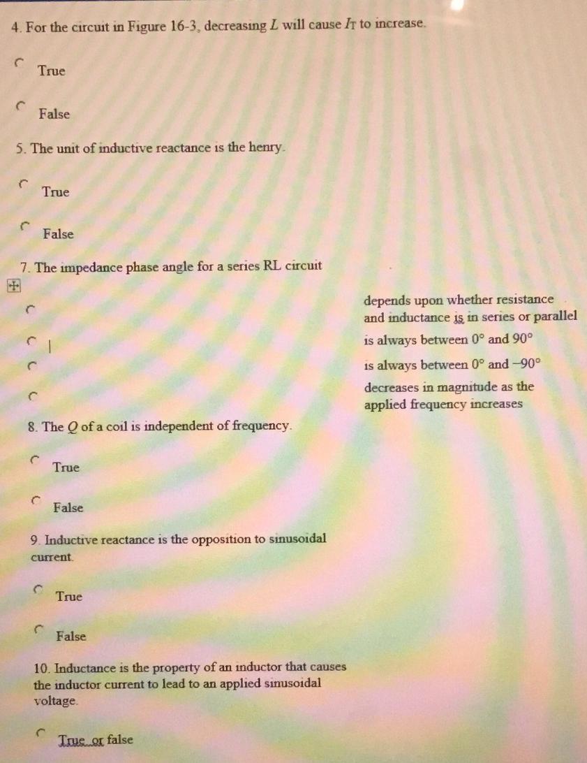 Solved 4. For the circuit in Figure 16-3, decreasing L will | Chegg.com