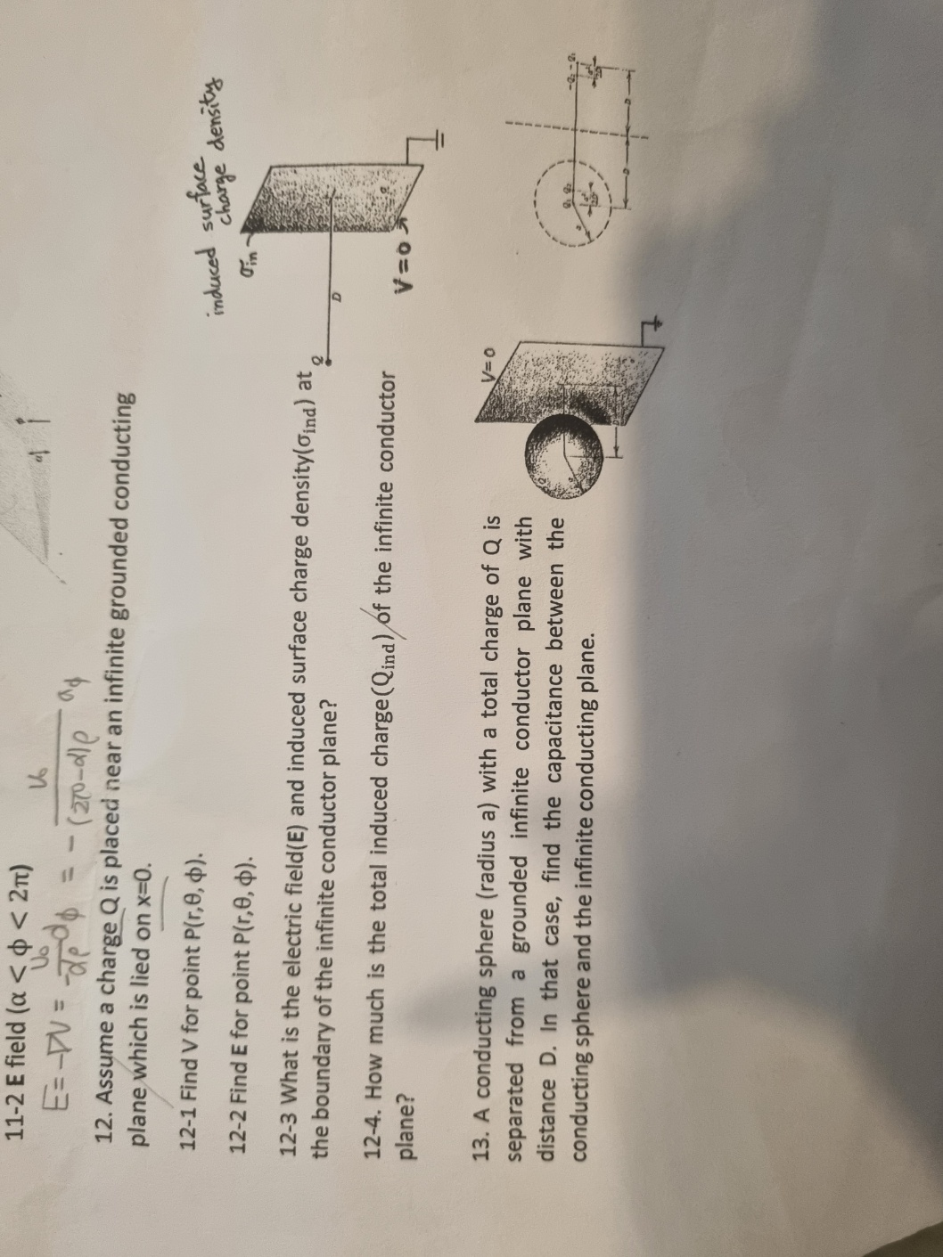 Solved 11−2 E field (α