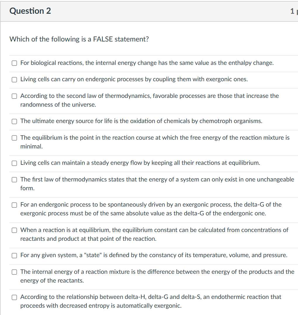 Solved Which of the following is a FALSE statement?Group of | Chegg.com