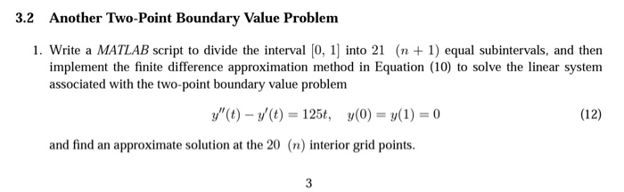 Another Two-Point Boundary Value Problem 3.2 1. Write | Chegg.com