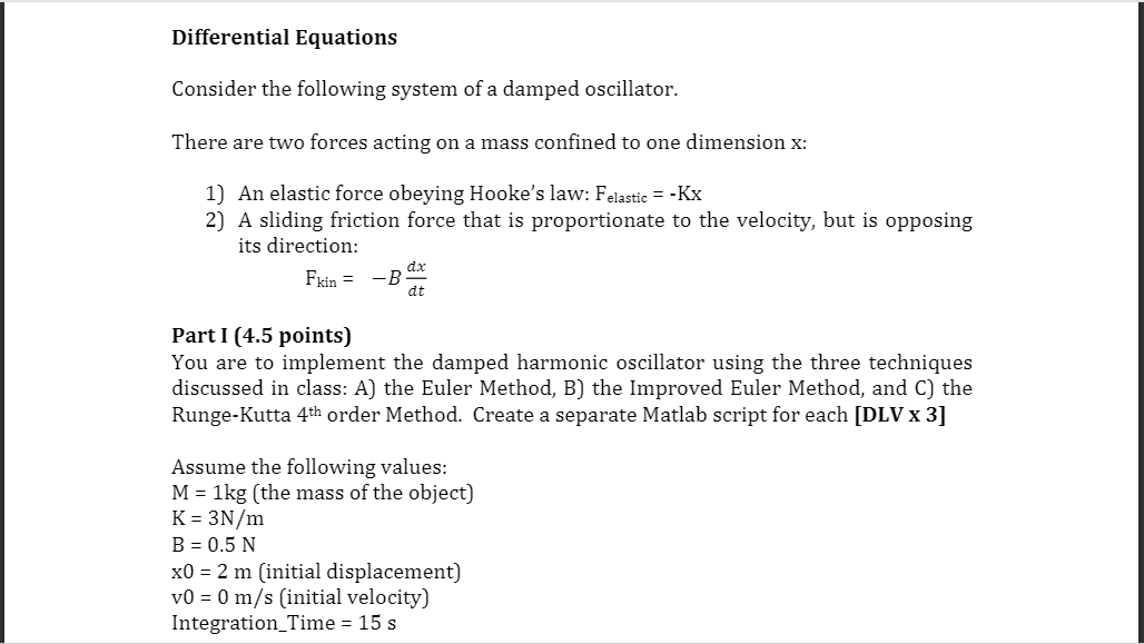 Solved Differential Equations Consider the following system | Chegg.com