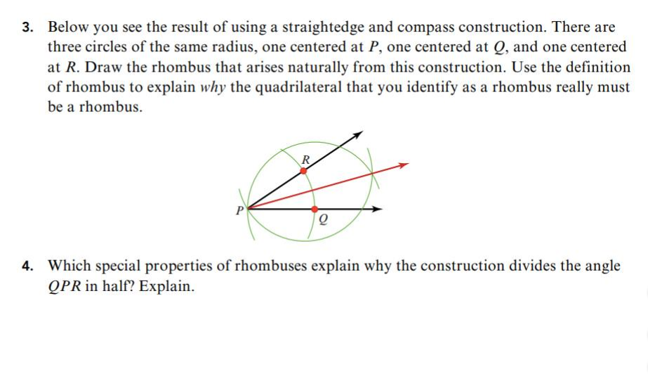 Solved Below you see the result of using a straightedge and | Chegg.com