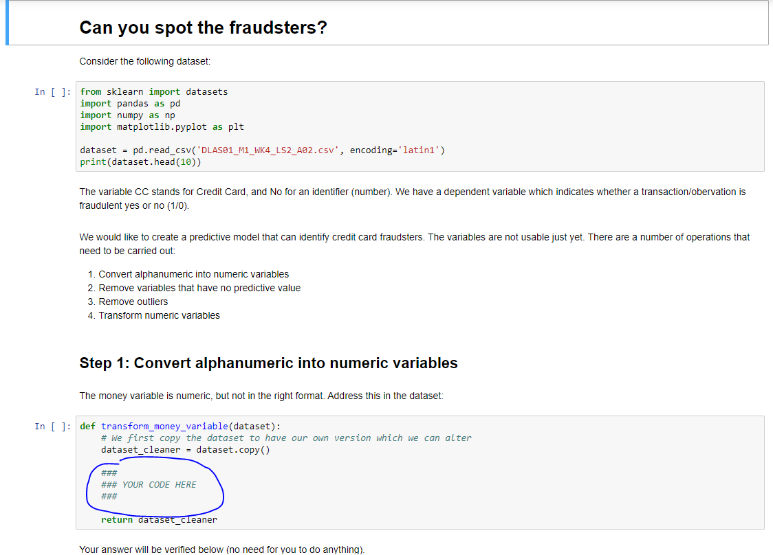 Solved Can you spot the fraudsters? Consider the following | Chegg.com