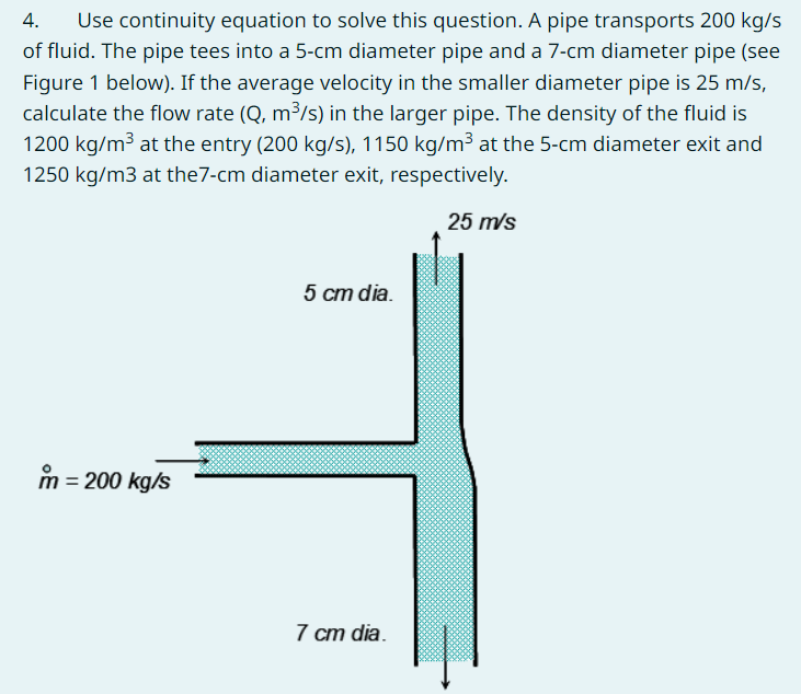 Solved 4. Use continuity equation to solve this question. A | Chegg.com