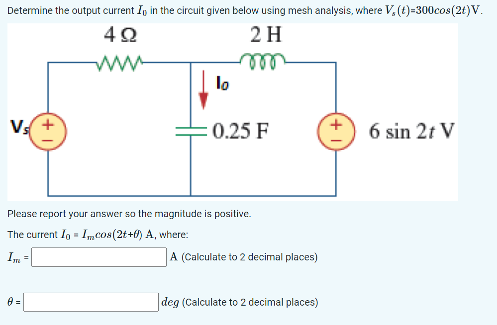 Solved Determine the output current I0 ﻿in the circuit given | Chegg.com