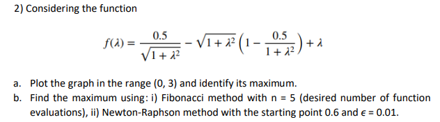 Solved Considering the functiona. ﻿Plot the graph in the | Chegg.com