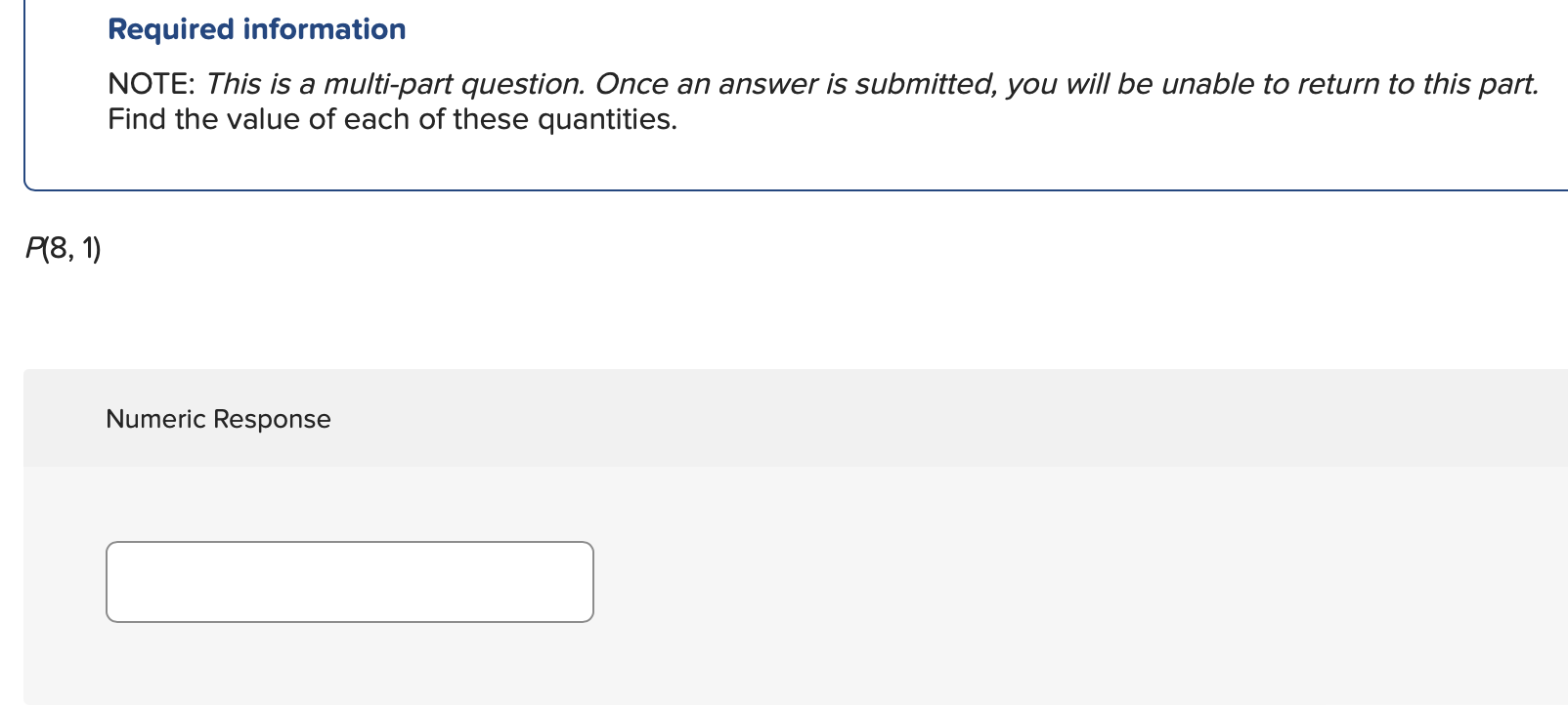 Solved Required informationNOTE: This is a multi-part | Chegg.com