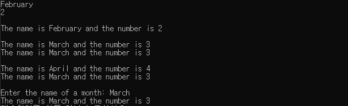 Solved Month Class Design a class named Month. The class | Chegg.com