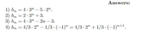 Solved 1: Solve the recurrence relation hn -5hn-12 (n 2 2 | Chegg.com