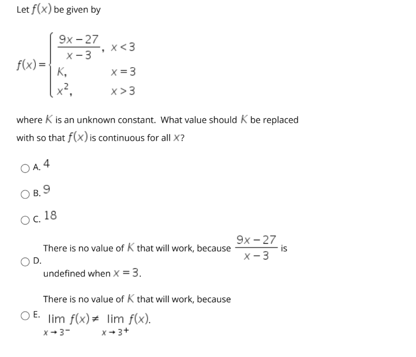 Solved Let f(x) be given by X