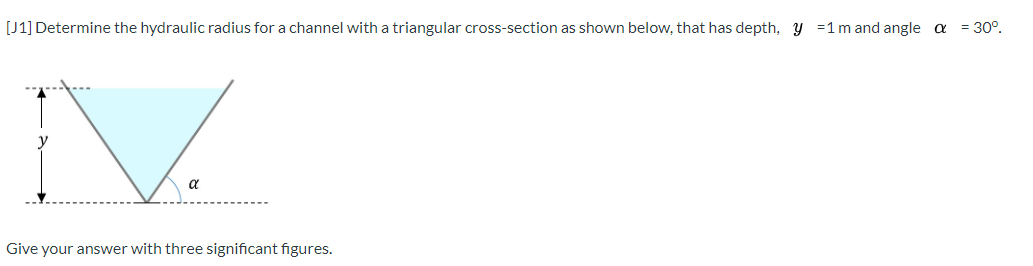 Solved [11] Determine the hydraulic radius for a channel | Chegg.com