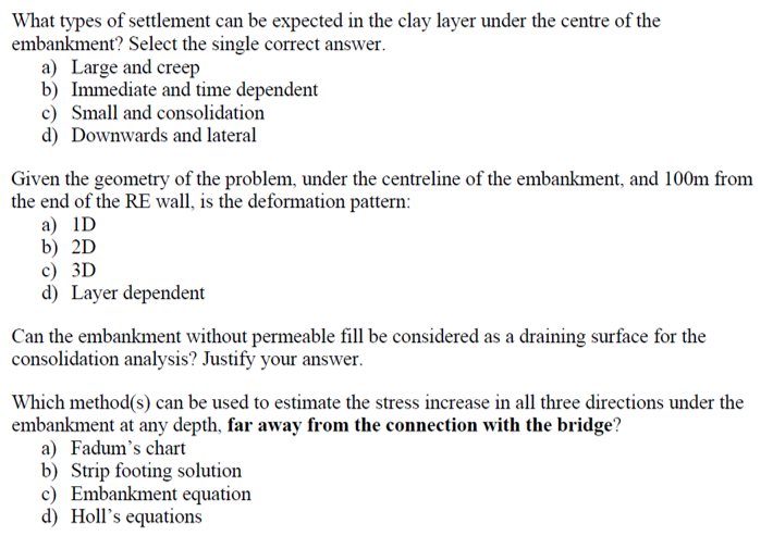 An approach embankment is to be built for a bridge. | Chegg.com