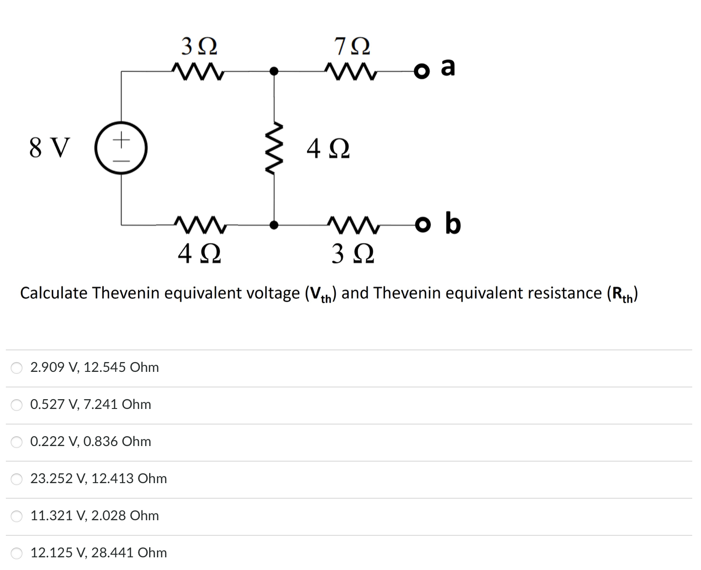 Solved Calculate Thevenin equivalent voltage (Vth) and | Chegg.com Solved Calculate Thevenin equivalent voltage (Vth) and | Chegg.com