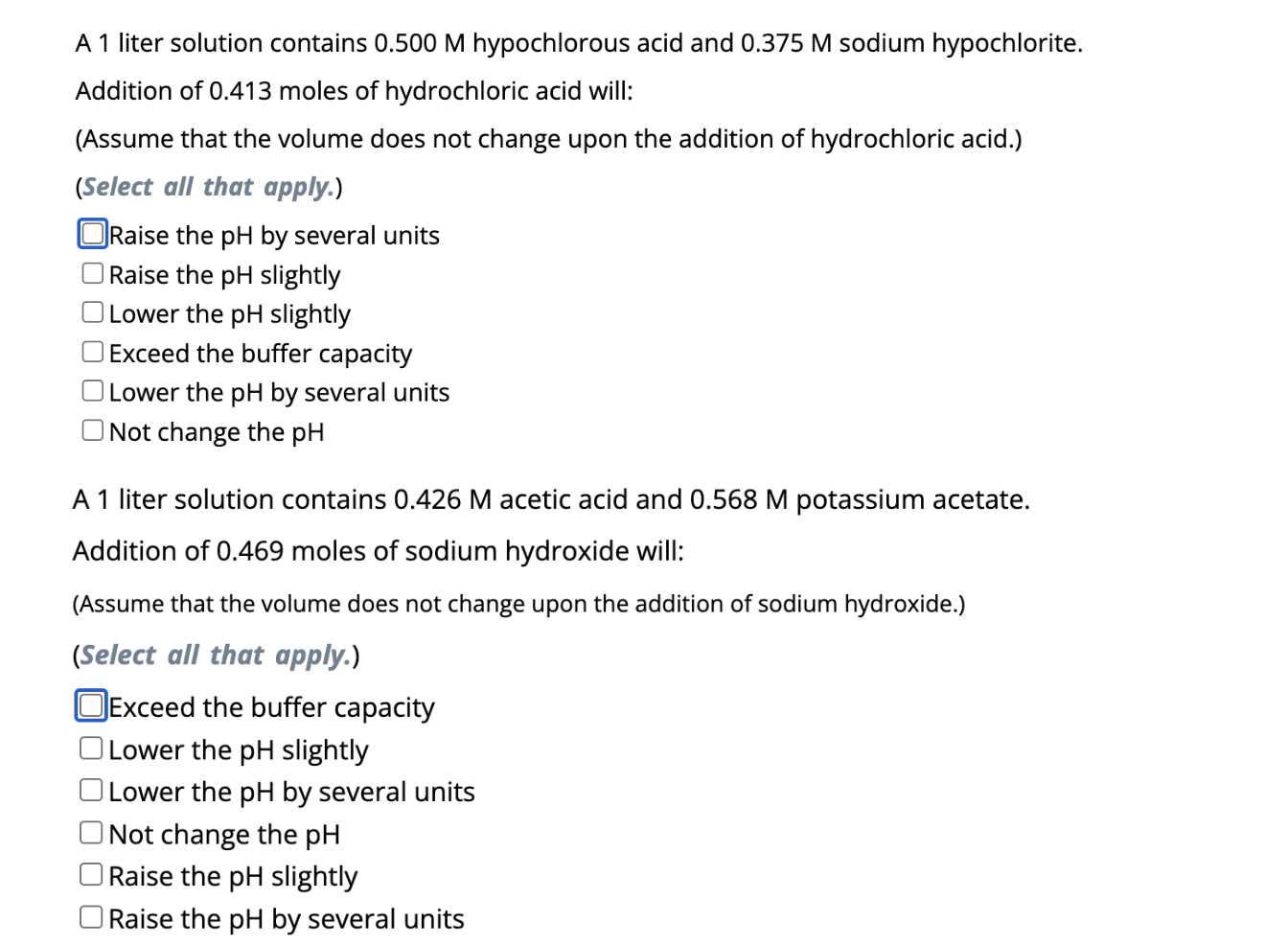 Solved Chapter 14 - ﻿Question 43: A 1 ﻿liter solution | Chegg.com