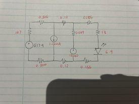 Solved a) Calculate the mesh current and power balance at | Chegg.com