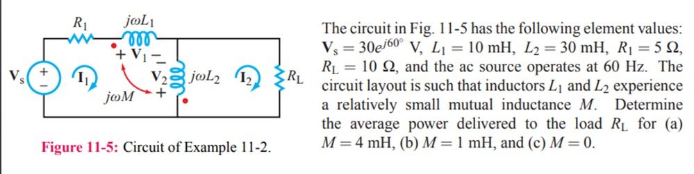 Solved The circuit in Fig. 11-5 has the following element | Chegg.com