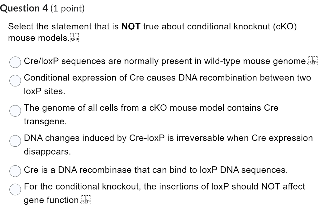 Solved Select the statement that is NOT true about | Chegg.com