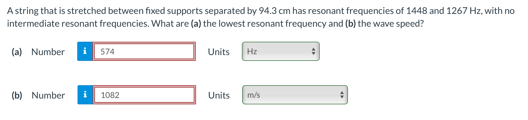 Solved A string that is stretched between fixed supports | Chegg.com