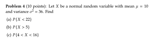 Solved Problem 4 (10 points): Let \\( X \\) be a normal | Chegg.com