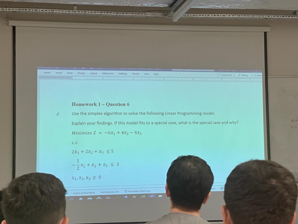 Solved Homework 1 Question 6 Use The Simplex Algorithm To