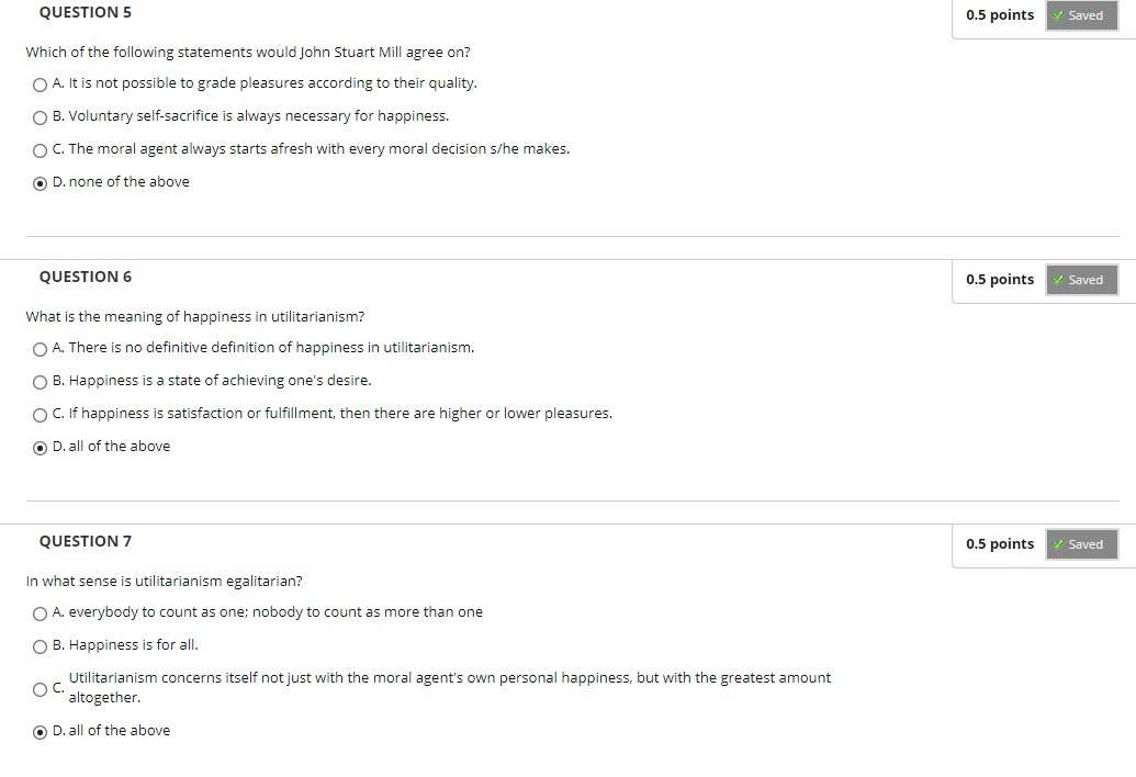 Solved QUESTION 5 0.5 points Saved Which of the following | Chegg.com