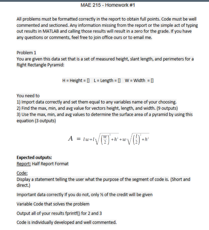 Solved All problems must be formatted correctly in the | Chegg.com
