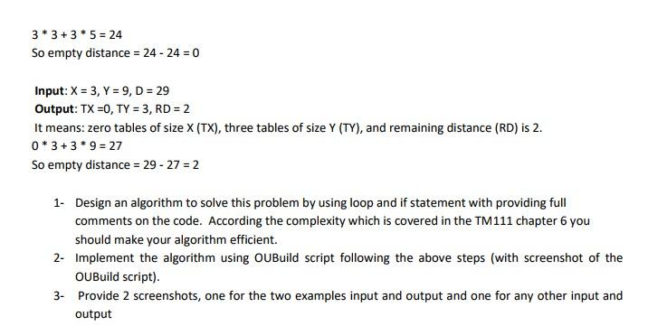 Solved There are two types of tables X and Y, let assume the | Chegg.com