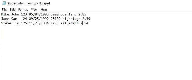 Solved Student records and Management system This project is | Chegg.com
