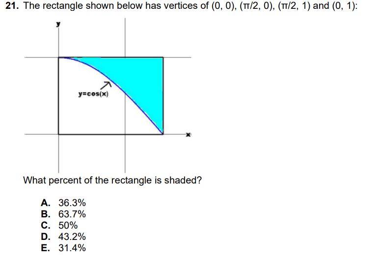 Solved What percent of the rectangle is shaded? A. 36.3% B. | Chegg.com