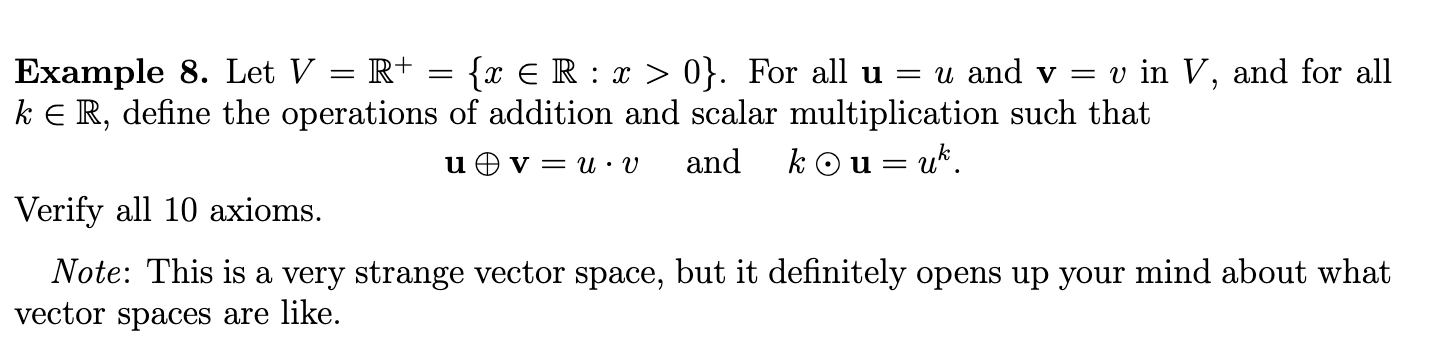 Solved Please complete problem 16 by verifying ALL 10 axioms | Chegg.com