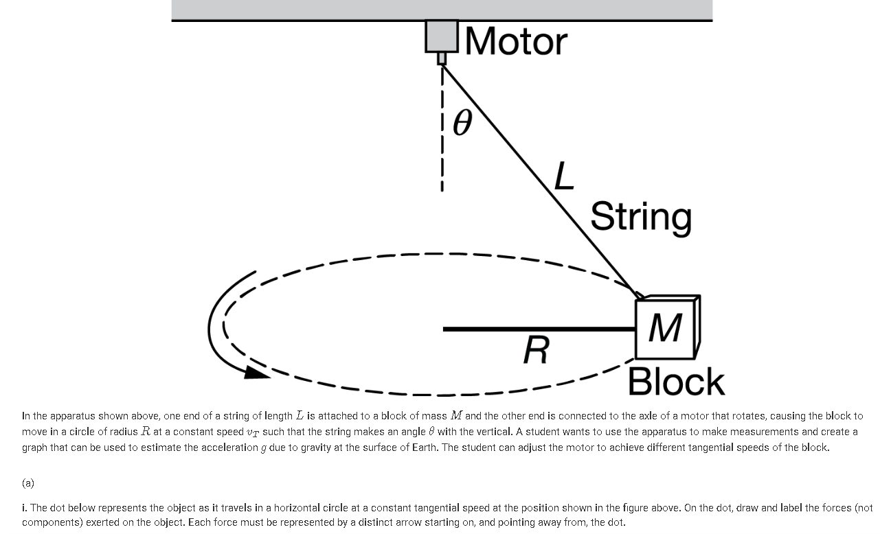 Solved | Motor String M R -- Block In the apparatus shown | Chegg.com
