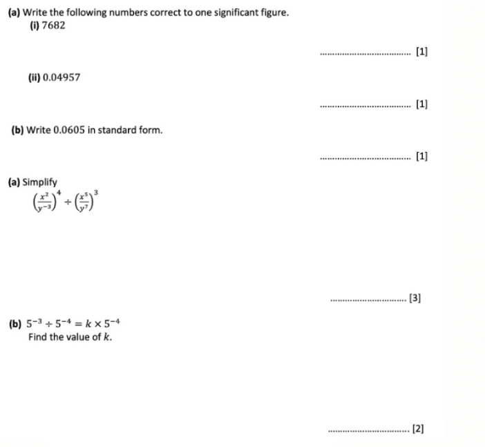 Solved (a) Write the following numbers correct to one | Chegg.com