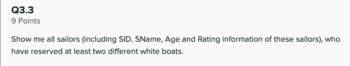 Solved Given the database schema ( XX specify that XX is | Chegg.com