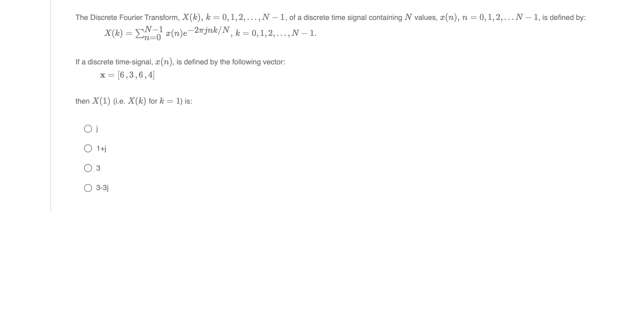 Solved The Discrete Fourier Transform, | Chegg.com