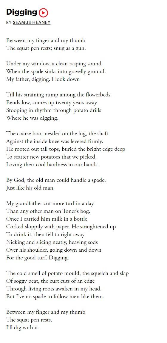 develop an idea about how poets use the form of the | Chegg.com