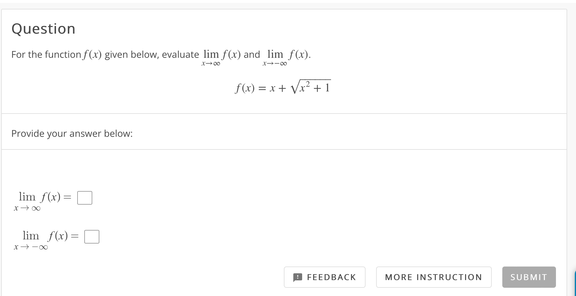 Solved For the function f(x) given below, evaluate | Chegg.com Solved For the function f(x) given below, evaluate | Chegg.com