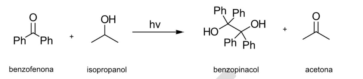 Solved Ph Ph OH hv ОН + HO + Ph Ph Ph Ph. benzofenona | Chegg.com