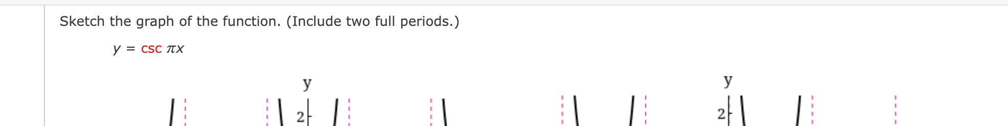Solved Sketch the graph of the function. (Include two full | Chegg.com