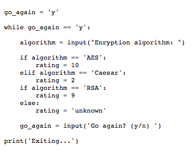 Solved go_again - 'Y' while go again => 'y': algorithm | Chegg.com