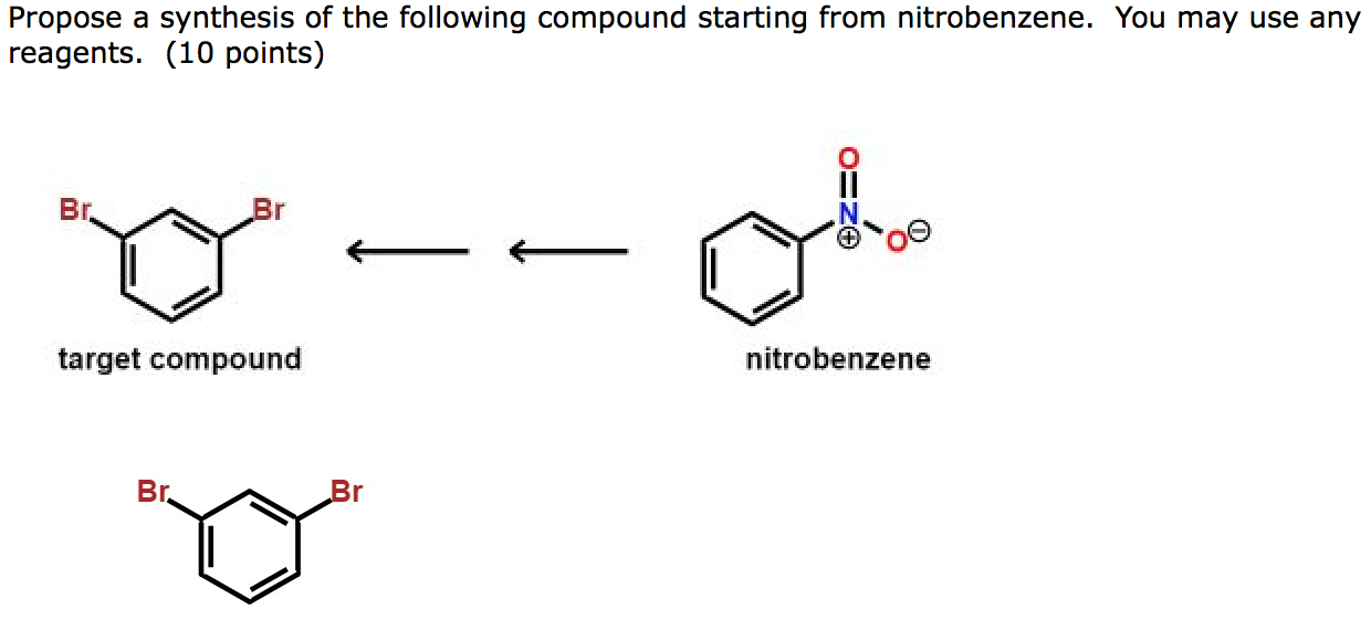Solved Propose a synthesis of the following compound | Chegg.com