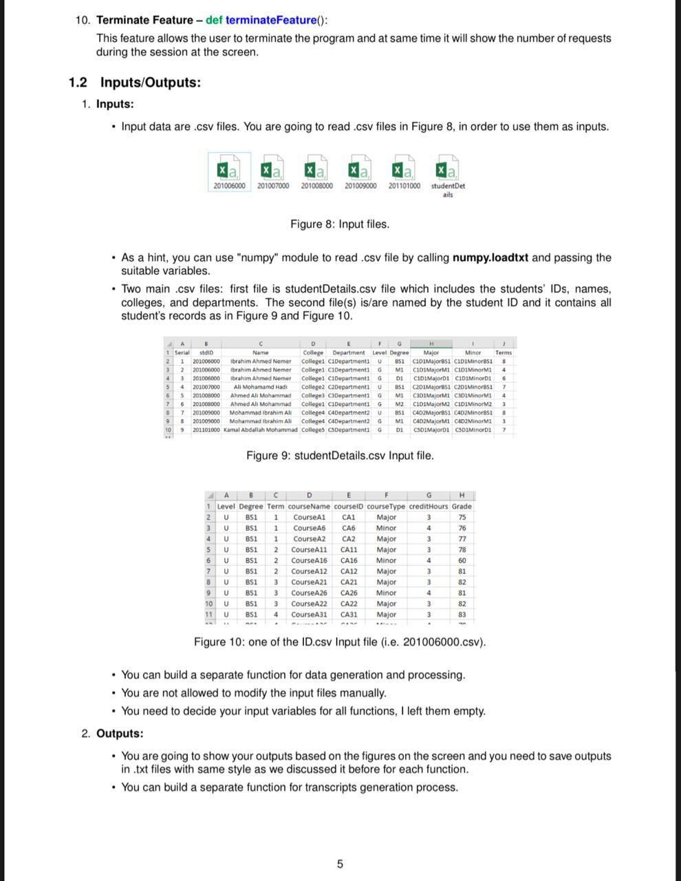 Develop a menu driven complete program that can | Chegg.com