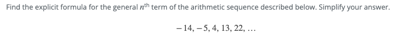 Solved Find the explicit formula for the general nth term of | Chegg.com