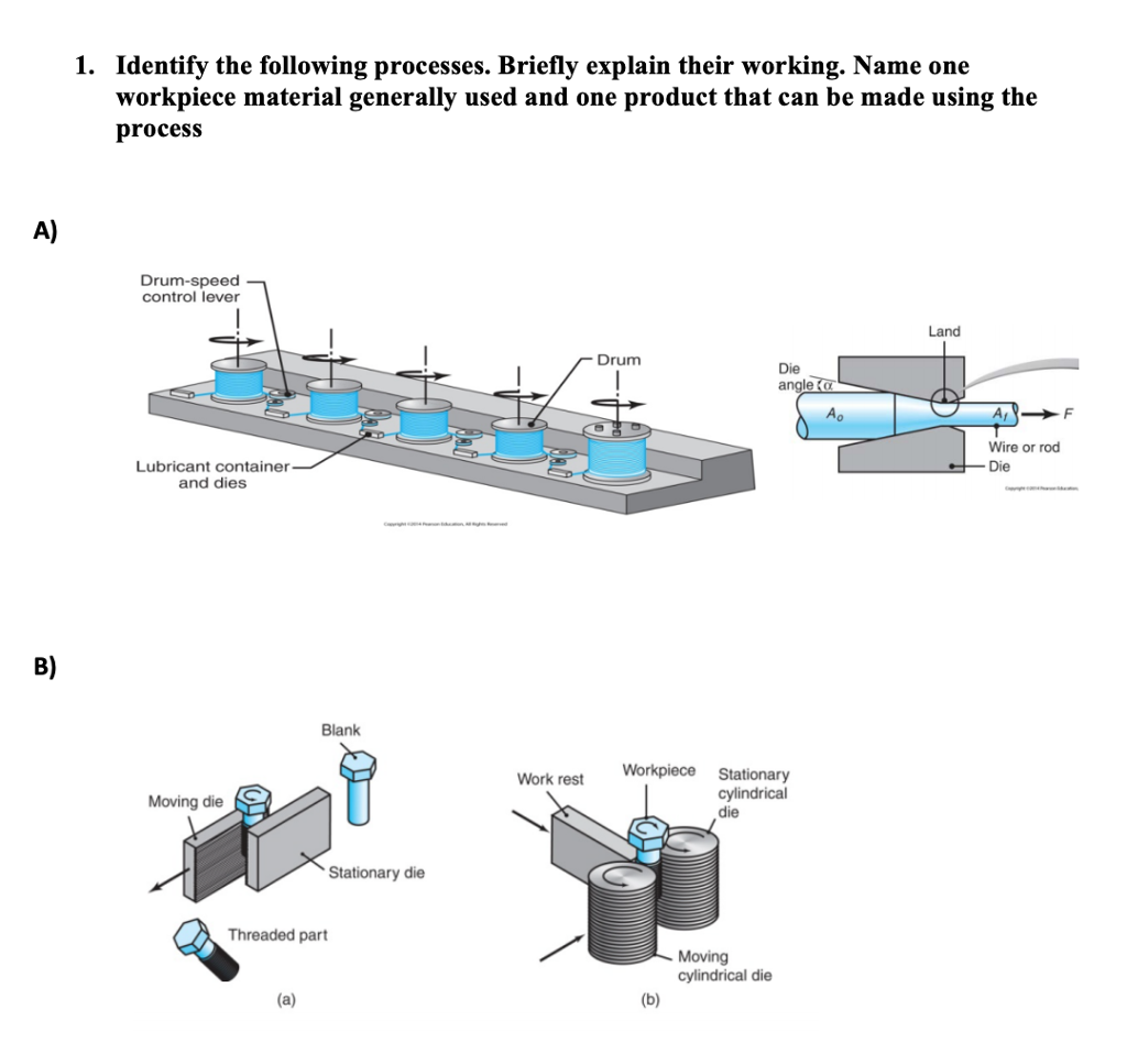 Solved Below is the manufacturing engineering question. It | Chegg.com