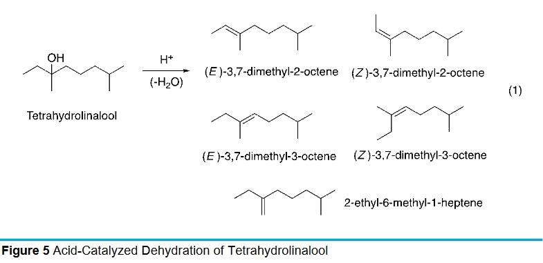 Solved An acid catalyzed (sulfuric acid, H2SO4) dehydration | Chegg.com