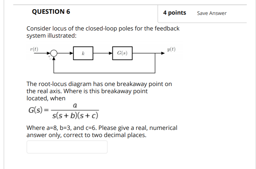 Solved QUESTION 6 4 points Save Answer Consider locus of the | Chegg.com