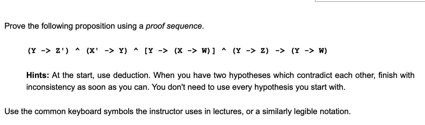 Solved Prove the following proposition using a proof | Chegg.com